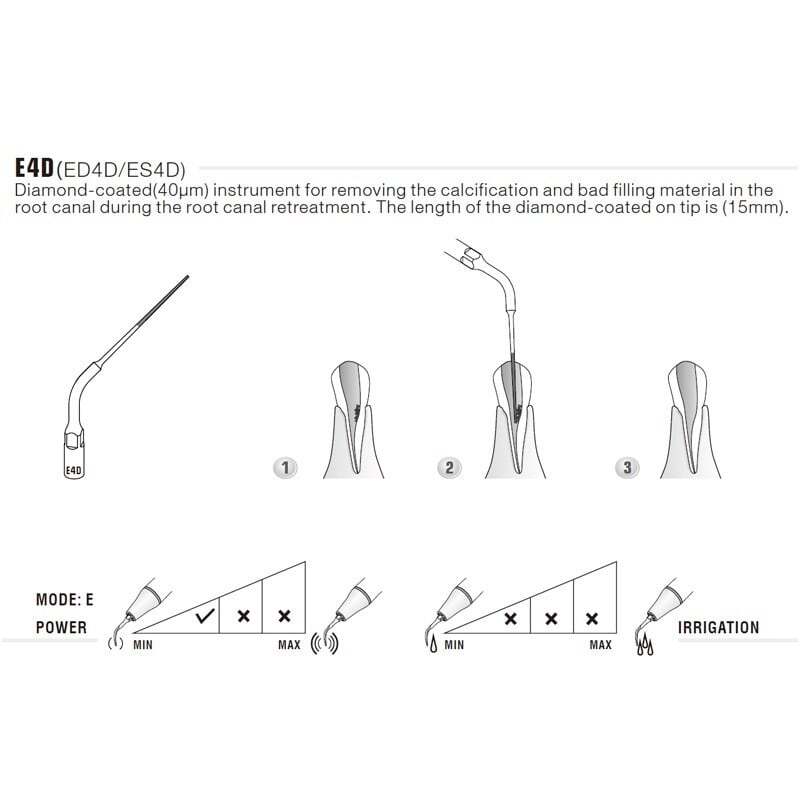 PUNTA ENDO DIAMANTADA E4D COMPATIBLE EMS - Dentaliberica