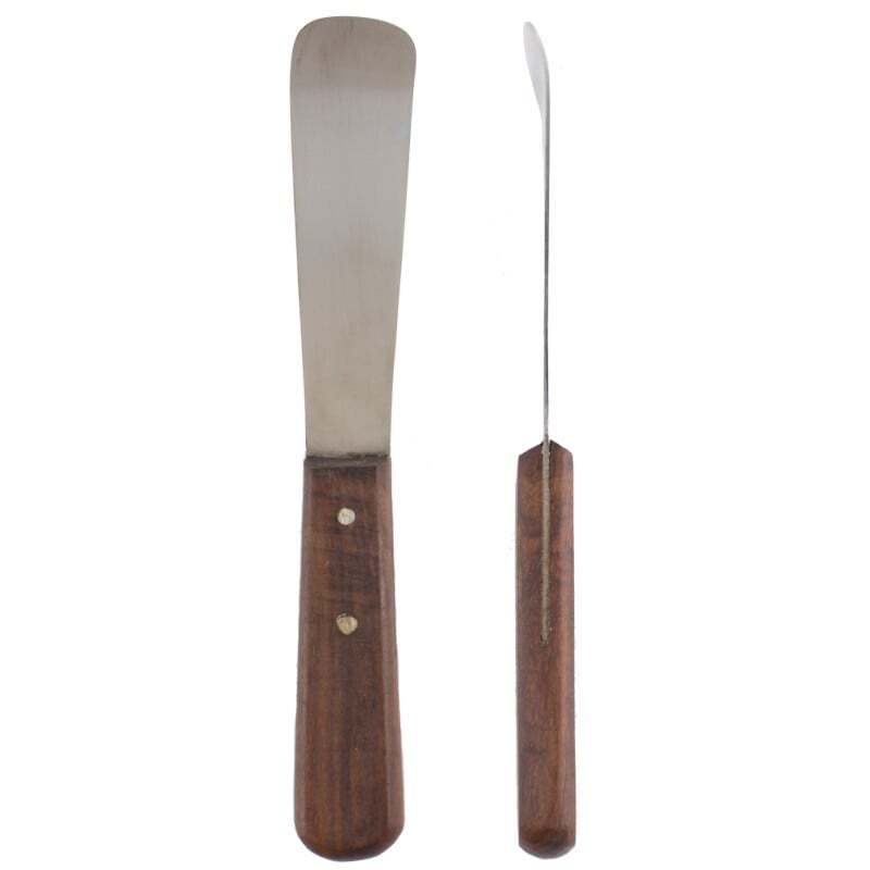 ESPATULA YESO CURVADA MADERA 24 cm - Dentaliberica