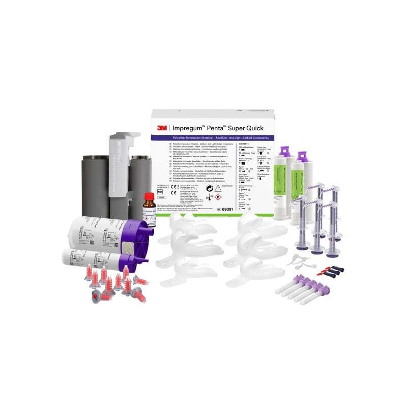 IMPREGUM PENTA SUPER QUICK MEDIUM BODY/LIGHT BODY INTRO KIT - Dentaliberica