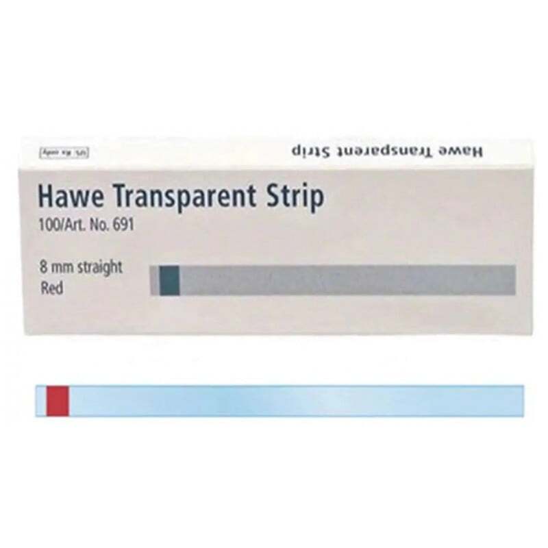 TIRAS HAWE TRANSPARENTES 100 Uds - KERR - Dentaliberica